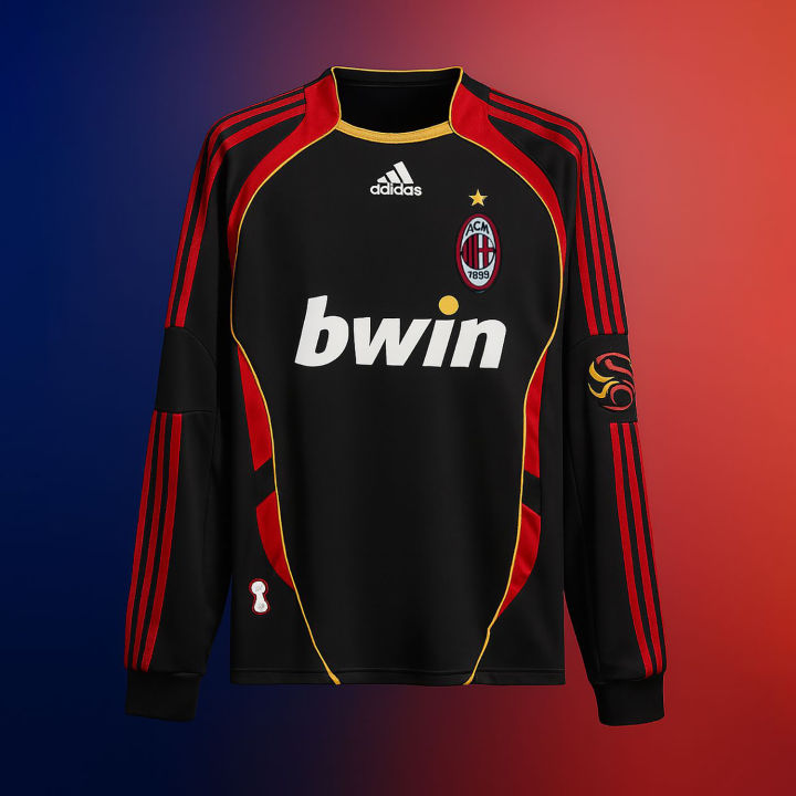 AC Milan FC Jersey - Player Edition Jersey - AC Milan ACM Football Club ...