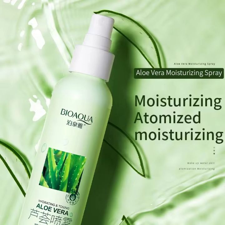 BIOAQUA Hydrating & Toning Aloe Vera Moisturizing Face Spray- 150ml | Daraz.com.bd