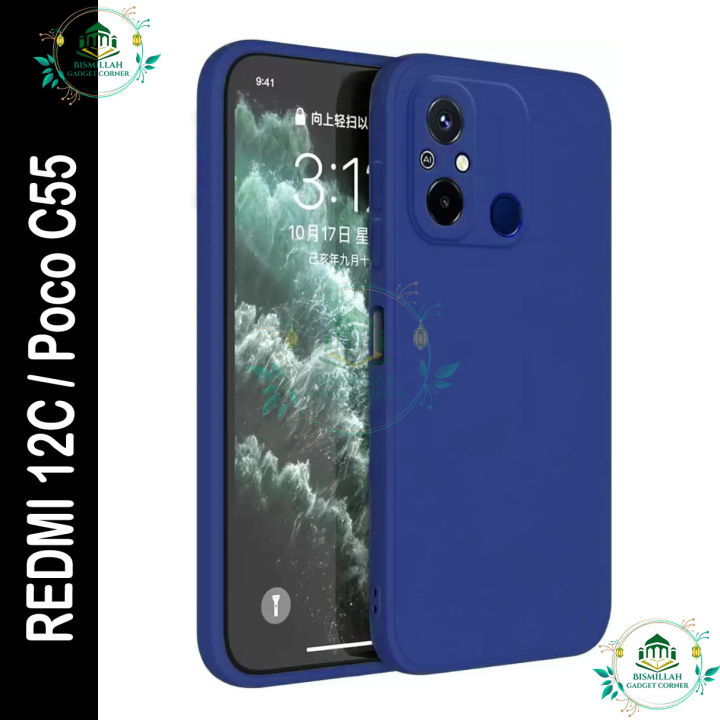 Premium Liquid Silicone Phone case for Xiaomi Redmi 12C / Poco C55 ...