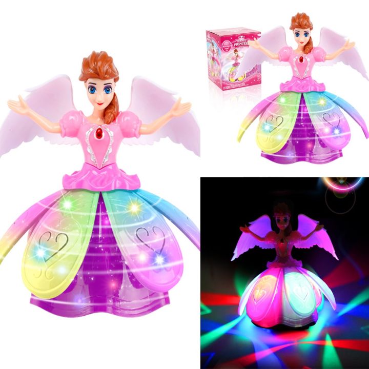 Angle Doll Twiddle Dancing Angel Girl Robot with Lights and Music ...