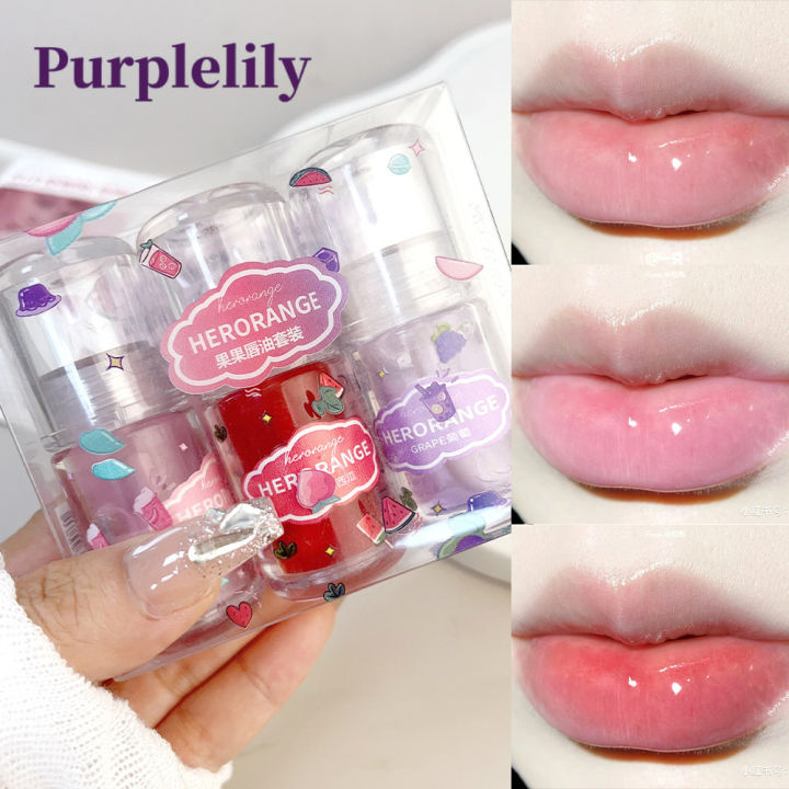Fruit Color Grape Peach Lip Balm Natural Long Lasting Moisturizing ...