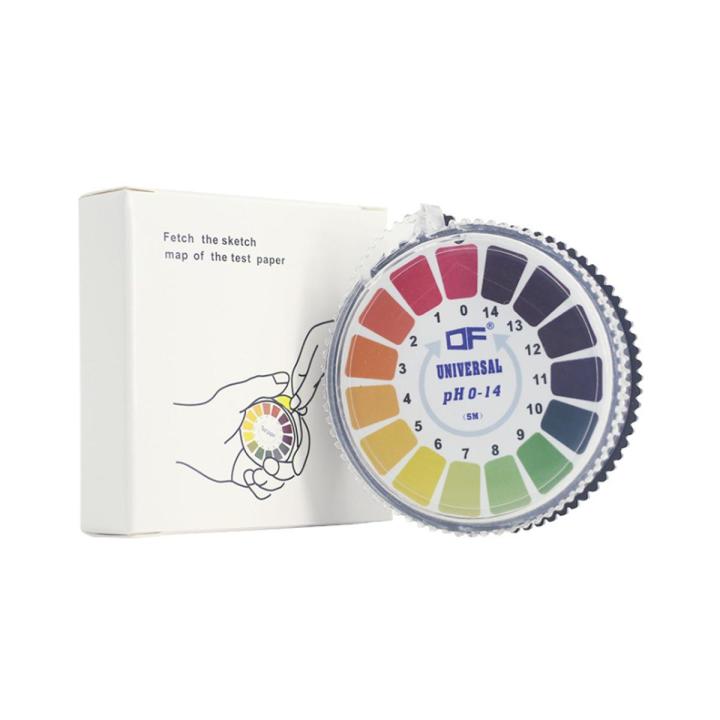 YIERYI Alkaline Acid Test Strips 5m Test Paper Roll 1-14 PH Paper For ...