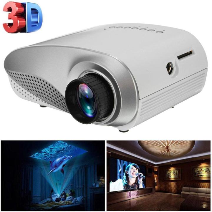 Home Theater Projector HD 1080P LED 60 Lumen Overhead Beamer Maltimedia ...