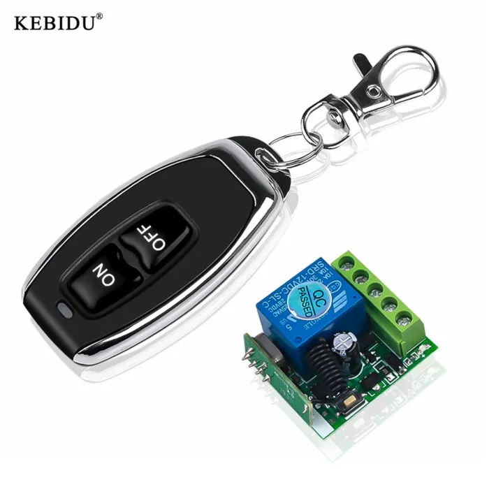 (New)Kebidu 2 Channel Wirele RF 433mhz Cloning Remote Control witch ...