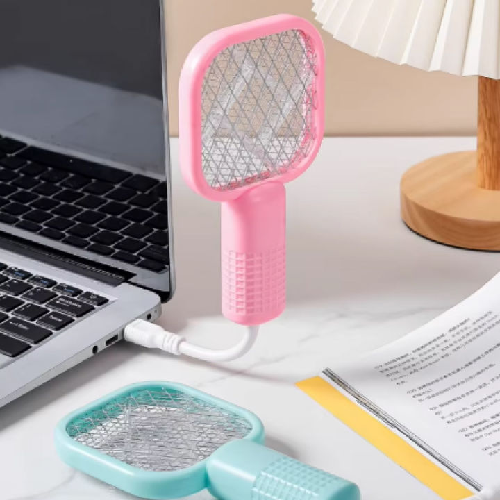 Electric Shock Mosquito Swatter Trap Pest Control UV Light USB Insect ...