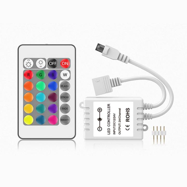 RGB controler with 24 button Remote - Rgb Led Strip Light | Daraz.com.bd