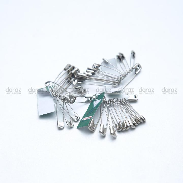 Safety Pin 3 Sizes White Color - 180 PCS | Daraz.com.bd