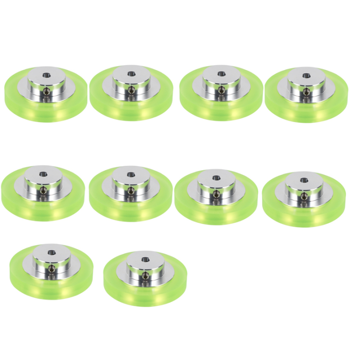 10pcs 200mm Aluminum Polyurethane Industrial Encoder Wheel Measuring ...