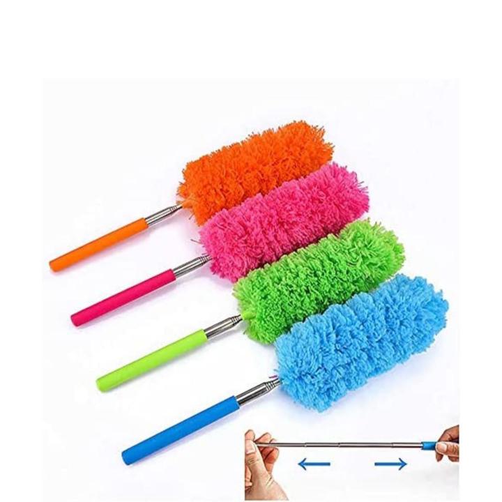 Microfiber Duster, with Extension Pole(Stainless Steel) 30 Inches ...