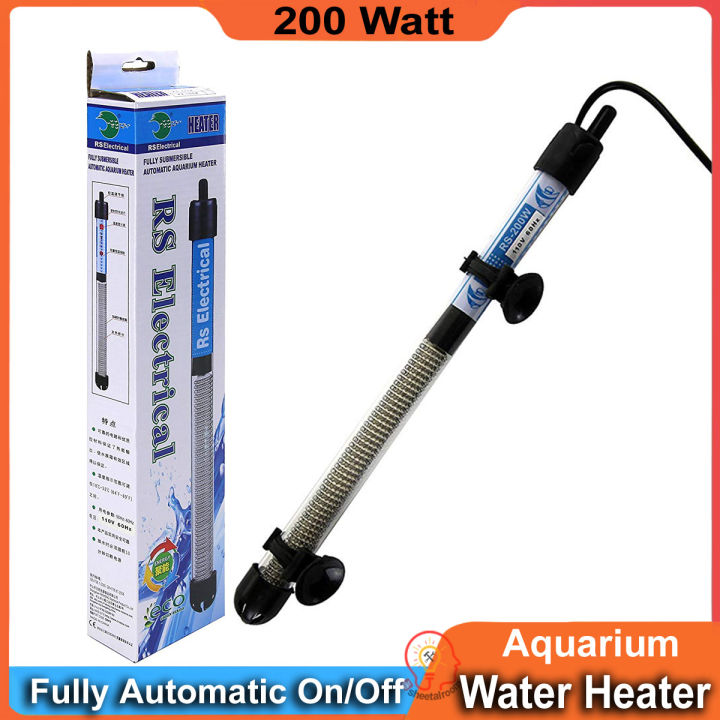 Auto Thermostat Aquarium Heater Fish Tank - 200W RS Electrical Aquarium ...