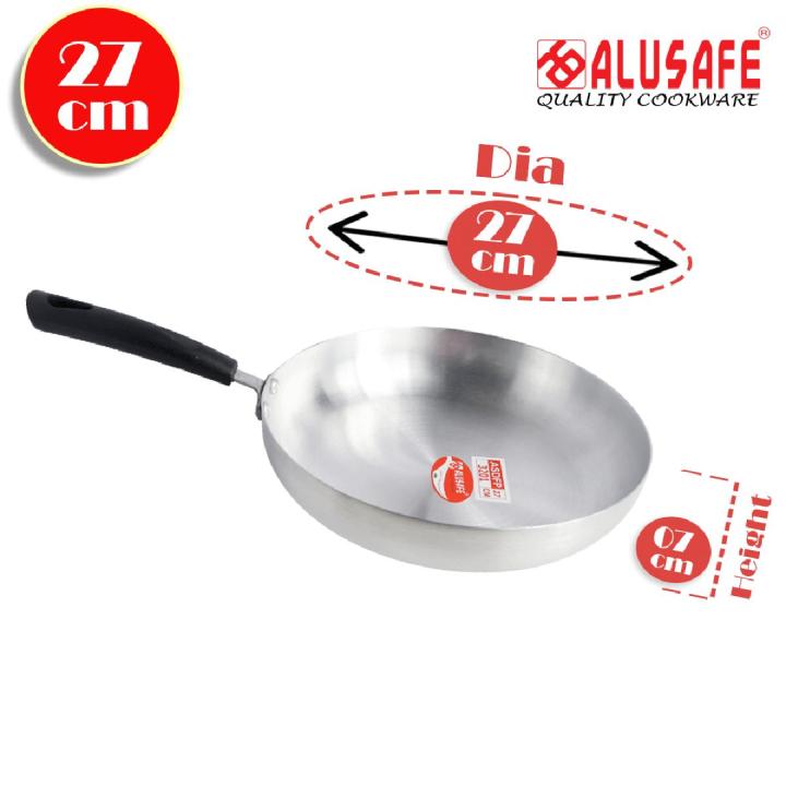 Alusafe Aluminium Deep Frypan 27 cm (27*7 cm) | Daraz.com.bd