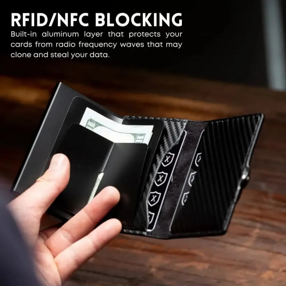 RFID Blocking Wallet Swiss Marshall Bifold RFID Blocking Premium ...