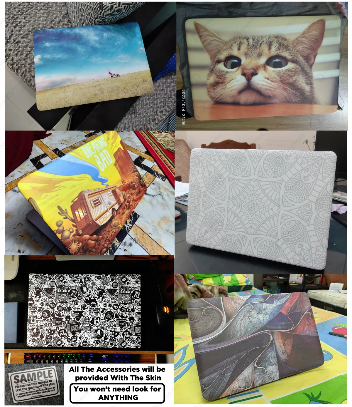 Transparent Laptop Sticker Laptop Skin Vinyl Decal Laptop Sticker For ...