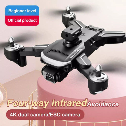 Drone Dual Camera 2.4ghz 4K WIFI FPV Strobe Led Optical Flow Anti-Crash ...