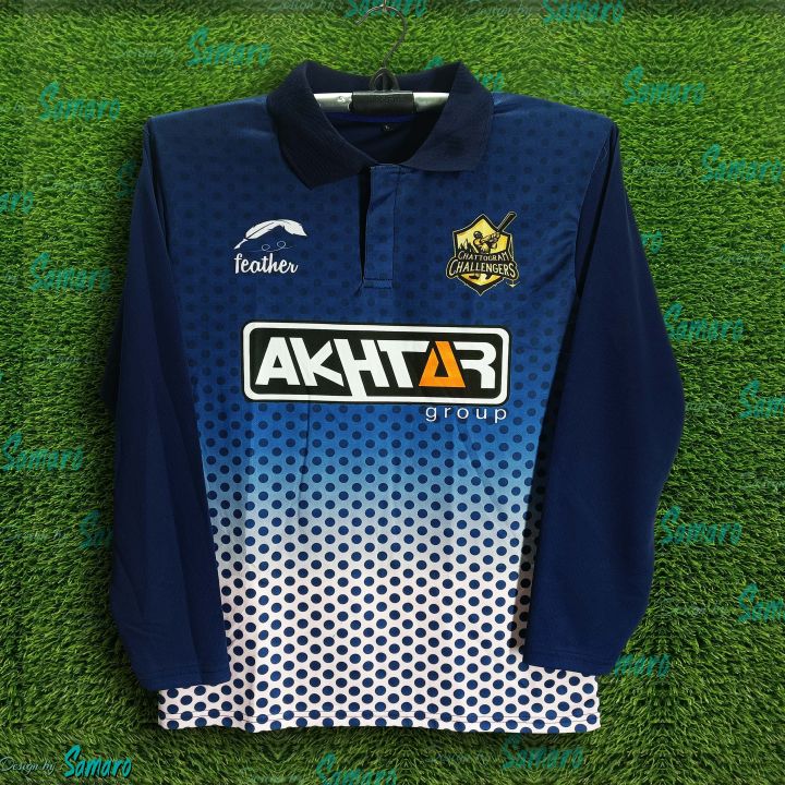 Chattogram Challengers Full Sleeve Polo Cricket Jersey For Men - BPL ...
