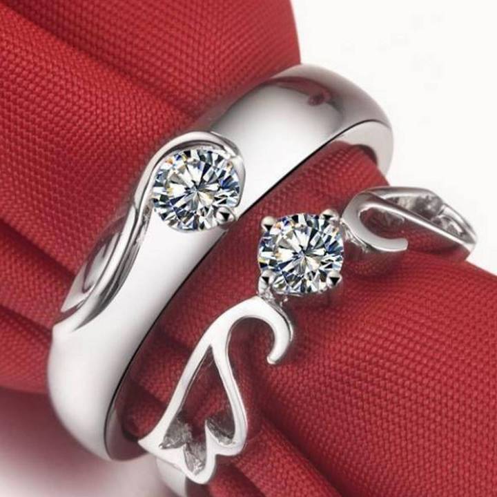 Love Word Couple Ring Set - Ring For Girls | Daraz.com.bd