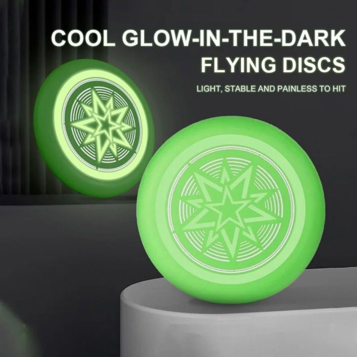 Kid Flying Disc Anti-skid Luminous Flying Disc Whirling Leisure Glowing ...