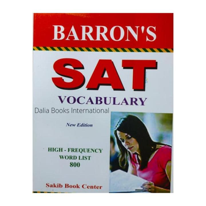 Barron's SAT Vocabulary High-Frequency Word List 800 | Daraz.com.bd