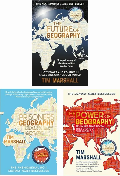 Tim Marshall 3 Books Collection Set (Prisoners of Geography, The Power ...