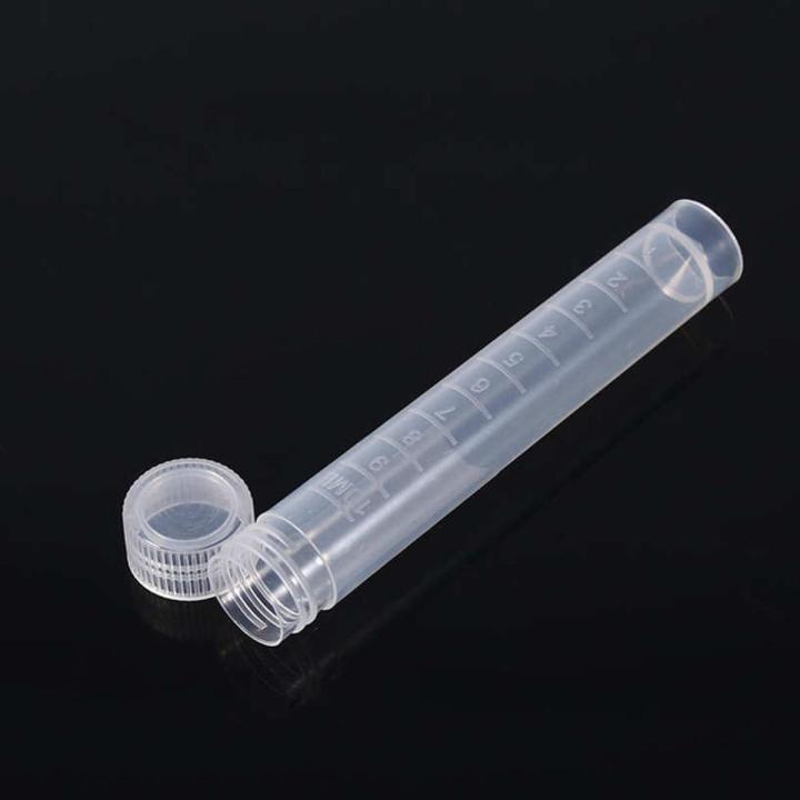 【Must-Have Gadgets】 10pcs 10ml Plastic Frozen Test Tubes Vial Screw ...