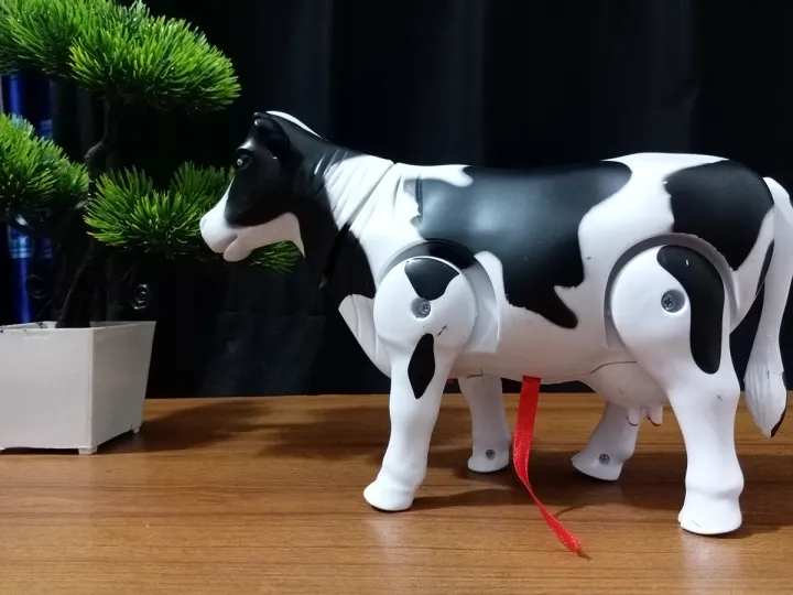 Battery Operated Milk Cow Toy - Multi-color | Daraz.com.bd