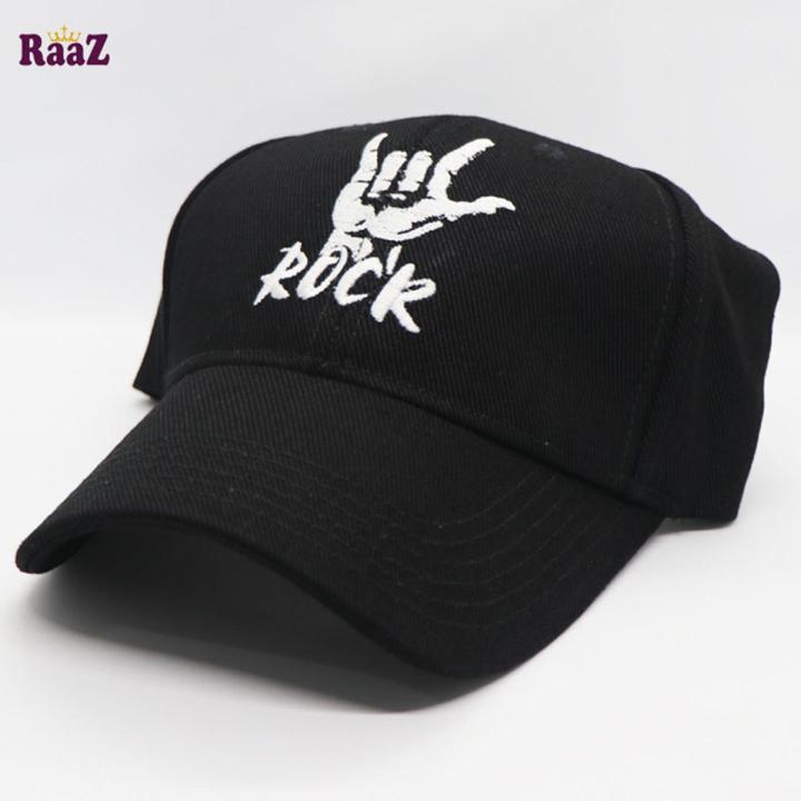 ROCK Embroidery Logo Cotton Curved Cap | Daraz.com.bd