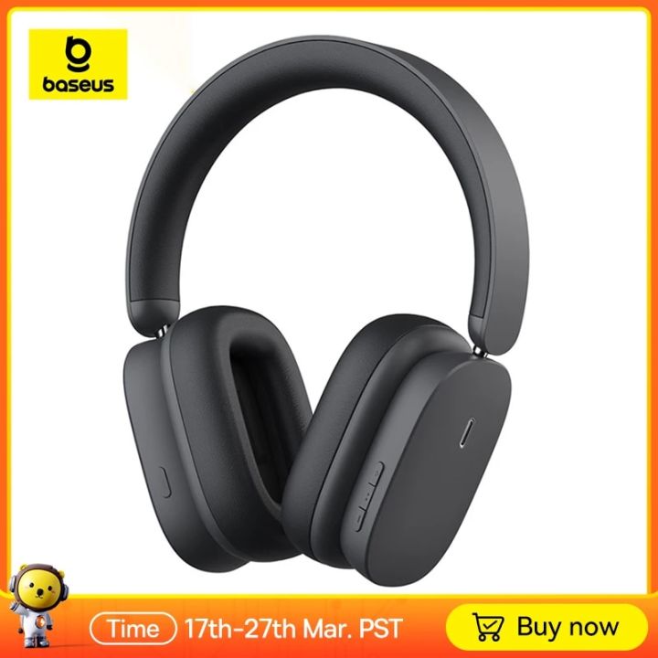 Baseus H1 ANC Bluetooth 5.2 Headsets Wireless Headphones, 40db Active ...