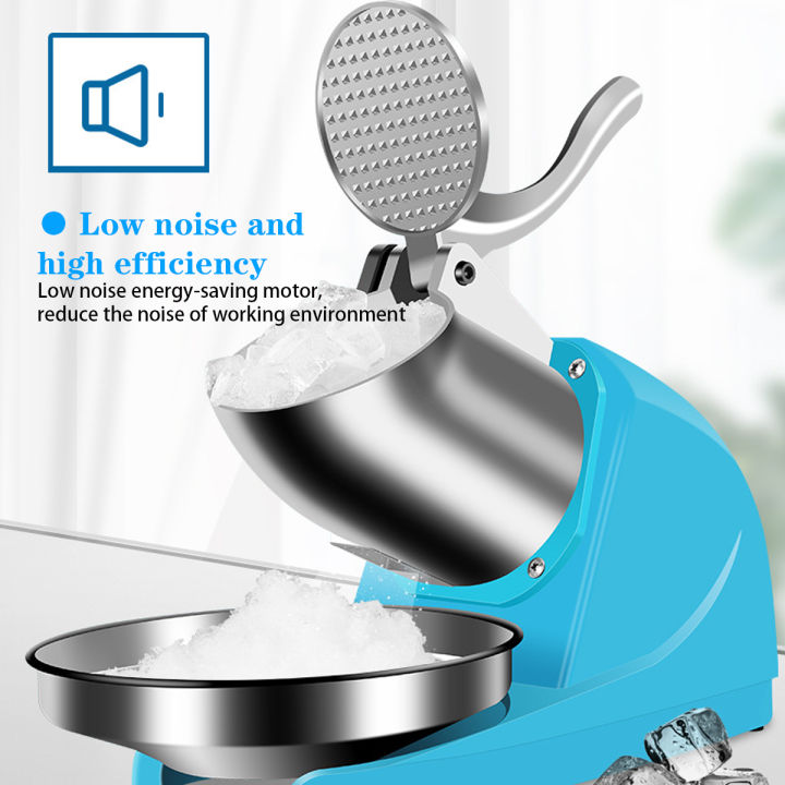 home appliance 380W 1500RPM Electric Ice Crusher Snow Ice Maker Double ...