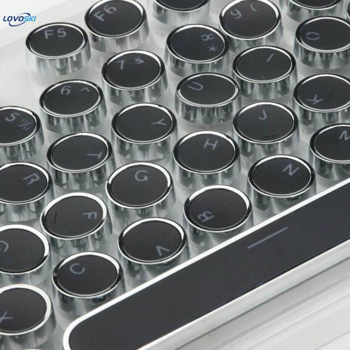 Crystal Round Keycaps Keycap Set for Mechanical Keyboards Full 108 Key ...