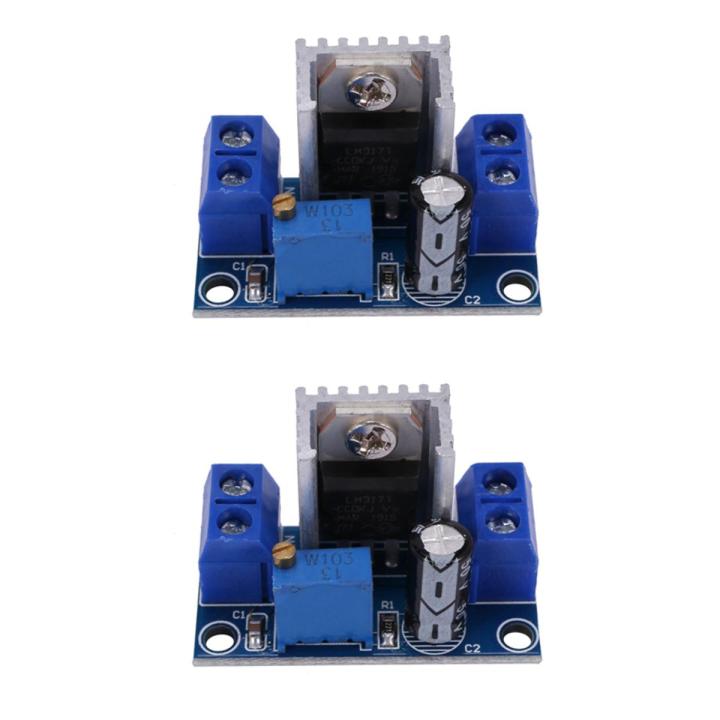 2X LM317 DC-DC 1.5A 1.2-37V Adjustable Power Supply Board DC Converter Buck Step Down Module ...