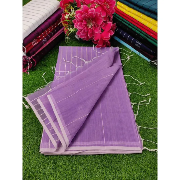 Panaful colour Half Silk Chumki Saree for women | Daraz.com.bd