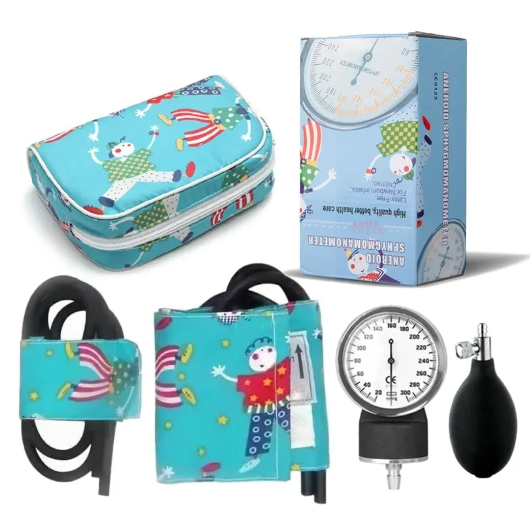 Manual Medical Blood Pressure Monitor for Child, Infant, Neonate, Pediatric, BP Cuff Manometer ...