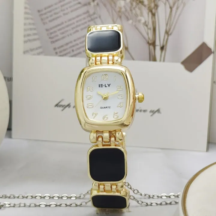 New Trend Fashion Steel Chain Diamond Women Watch | Daraz.com.bd