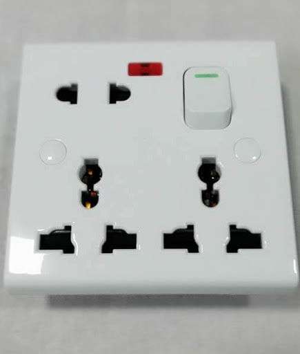 Electric 6 pin wall multi socket | Daraz.com.bd
