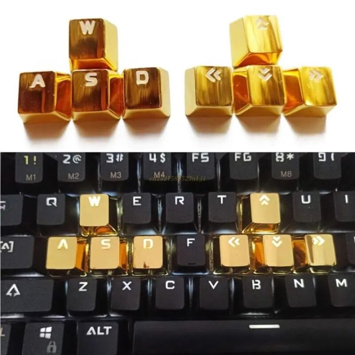 Metal Keycap Set Zinc-Alloy Mechanical Keyboard Keycaps Backlit Keycaps ...
