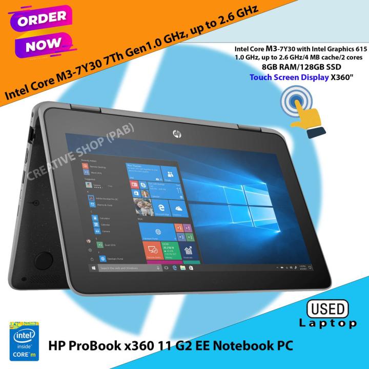 HP ProBook X360 11 G2 EE Touch-Screen,intel Core M3-7Y30 Processor 7th ...