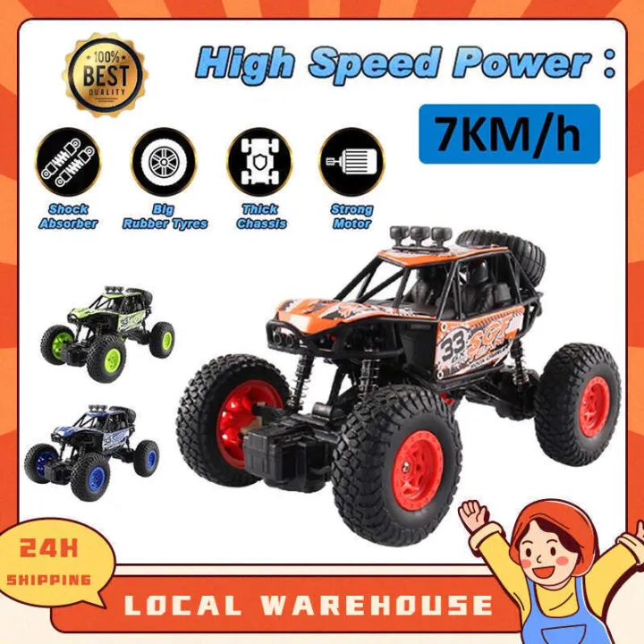 【Factory-direct】 Stock 1 20 4WD Monster Truck 27MHZ Remote RC High ...