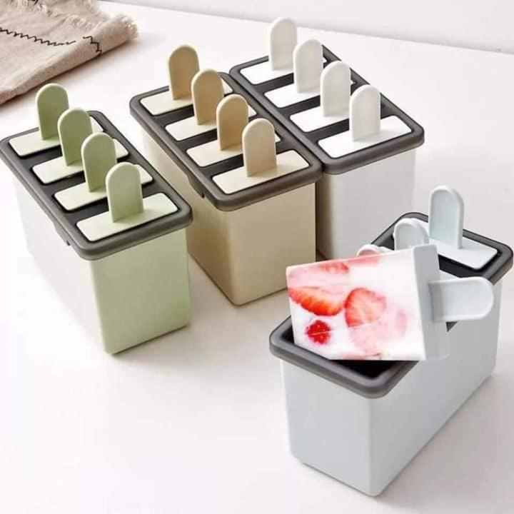 4 Layer Ice Cream Making Tray. Multifunctional Ice Cream Makers Tools ...