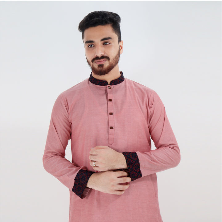 Exclusive Light Pink Color Panjabi for Man"s 2025 | Daraz.com.bd