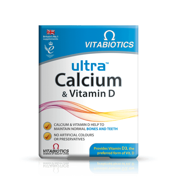 Vitabiotics Ultra Calcium & Vitamin D 30 Tablets UK | Daraz.com.bd