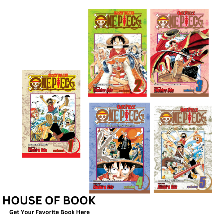 One Piece Volumes 1-5 Complete Collection | Daraz.com.bd