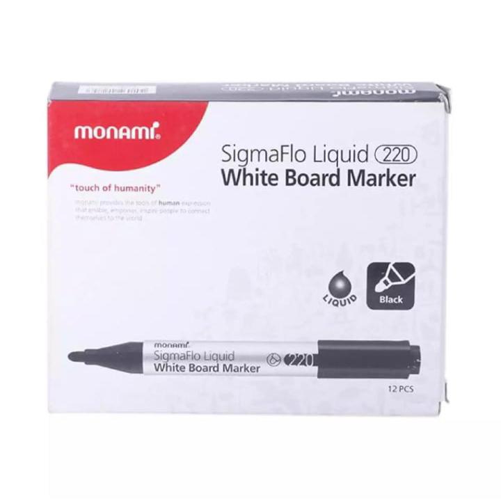 Sigmaflo 220 White board marker 12 pieces-1 box - Great Value - Great ...