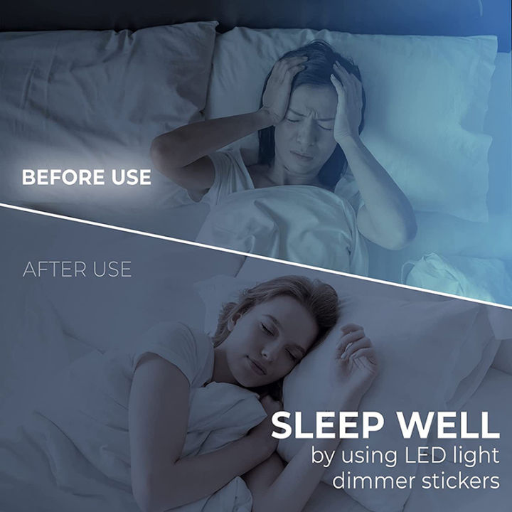 Auto LED Blackout Stickers Stickers Dimming Light Blocking Stickers For ...