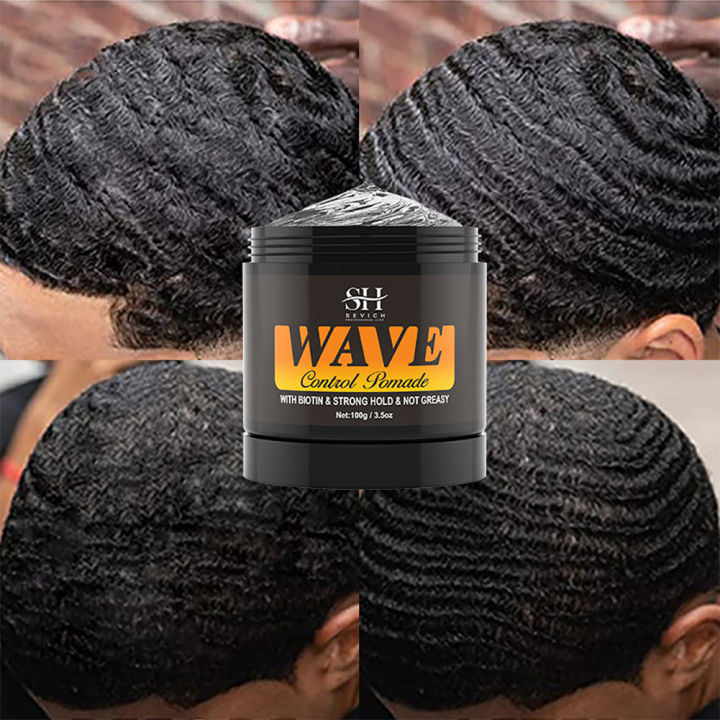 360 Wavy Frizz Control Gel Strong Hold Nourishing Scalp Wave Cream Natural Anti-Hair Loss Clay ...