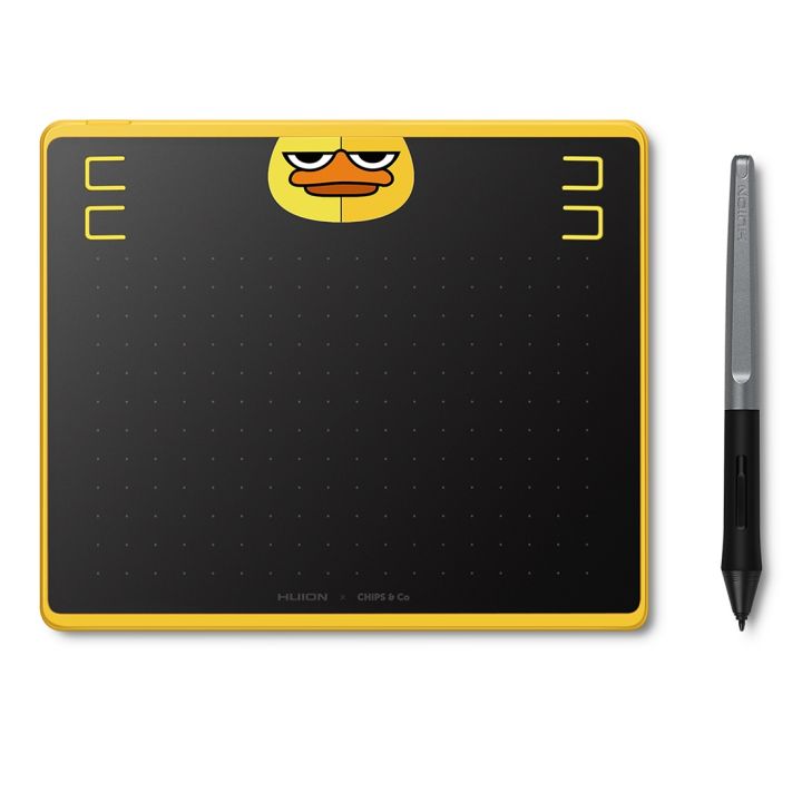 HUION HS64 Chips Special Edition 5080 LPI Art Drawing with Battery-free ...