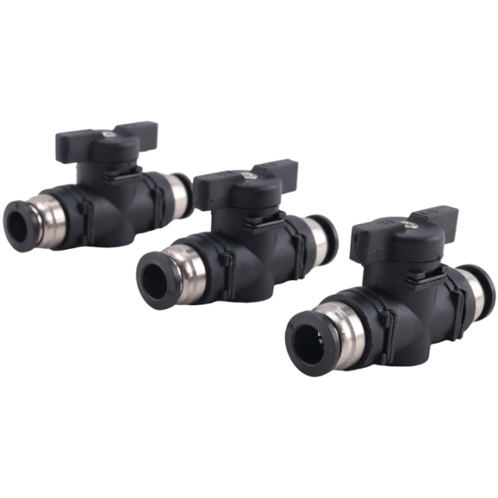 8mm Push Connect Valve Ball Valve 8mm Air Flow Control Valve Quick ...