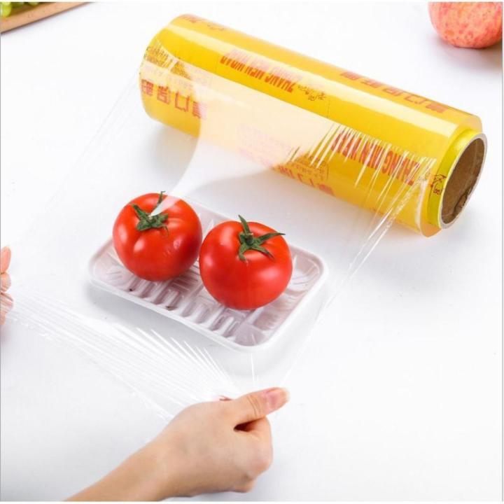 Food Grade poly Roll 14 inch Wrapping Poly/ PVC Cling Film | Daraz.com.bd
