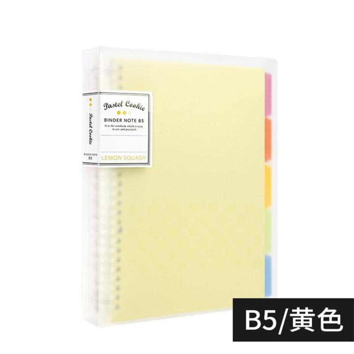 【happy one】KOKUYO Notebook Ring Binder Note Loose-Leaf Memo Pad Planner Diary A4 B5 Pastel ...