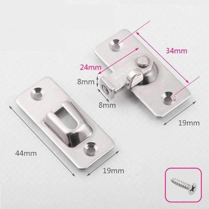 Stainless Steel Stainless steel Versatile Right angle door lock Sliding ...