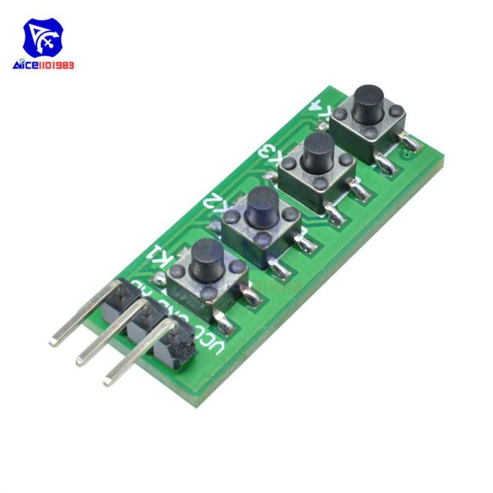 【happy one】AD Keypad Board KC11B04 Key Analog Buttons AD Keypad Module ...